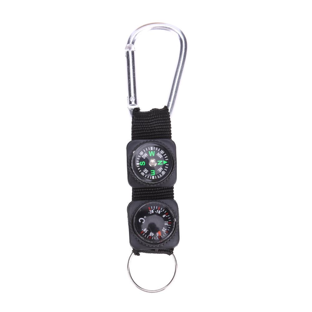 Satın alın 3 in 1 Outdoor Survival Tool Carabiner Key Ring with Compass ...