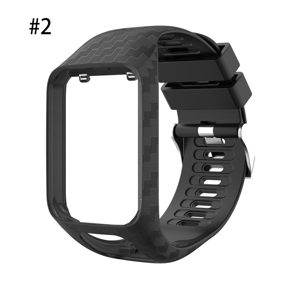 Buy Silicone Replacement Watchband Wrist Band Strap For TomTom 2 3 ...