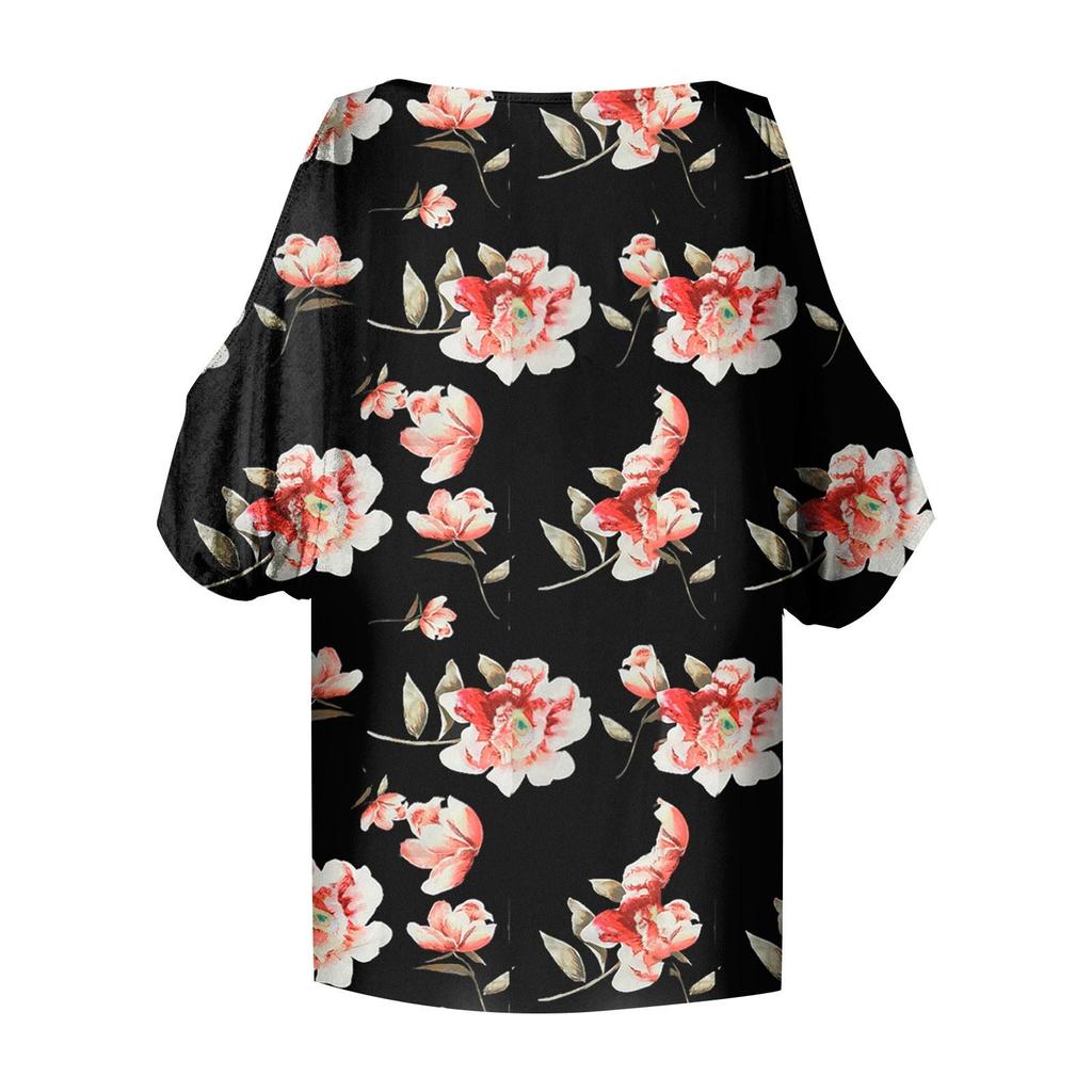(Jonathan) Women's Casual Solid Color Print Slim Fit Sexy Pullover Off ...