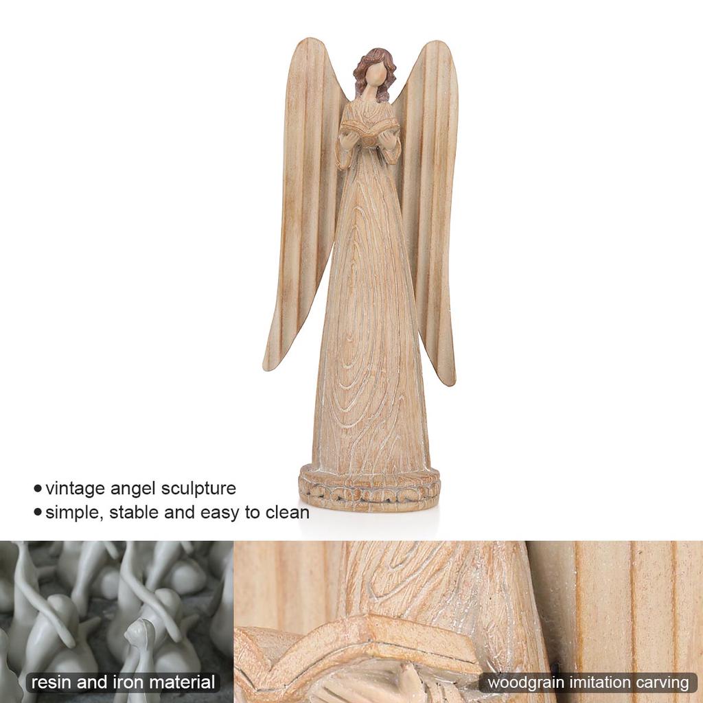 Buy Tooarts Angel Statue Angel Singing Hymns Resin Art Sculpture Home ...