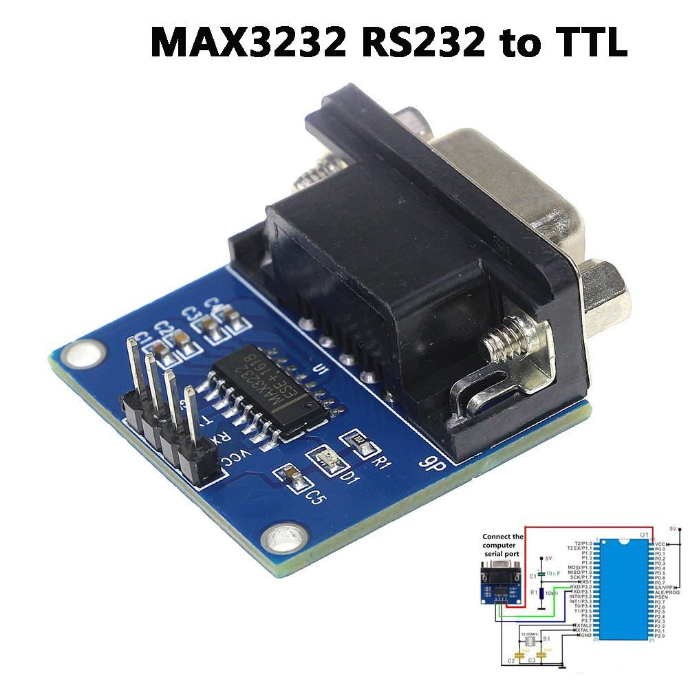 NEC TX RX VCC GND STM32 Yonga Kartı RS232 to TTL Modülleri MAX3232 Seri ...