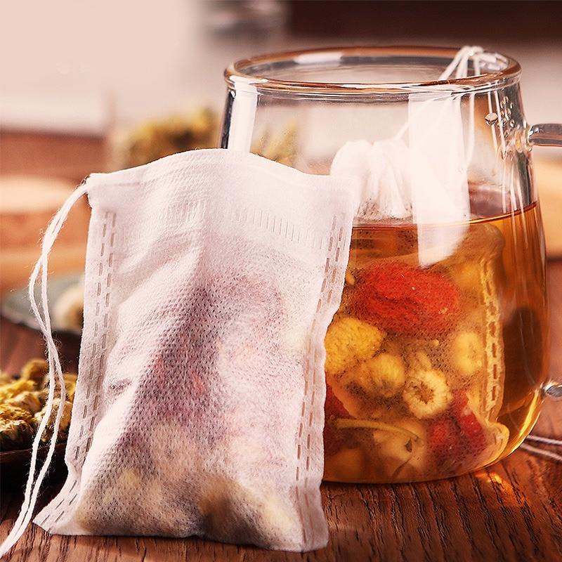 100 Pcs Tea Bags Bags For Tea Bag Infuser With String Heal Seal - buy ...