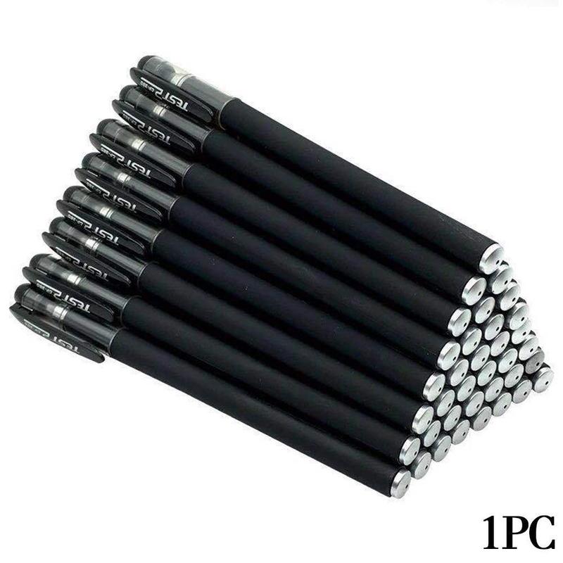 Buy 1X Black Gel Pen Full Matte Water Pen Writing Stationery Supply ...
