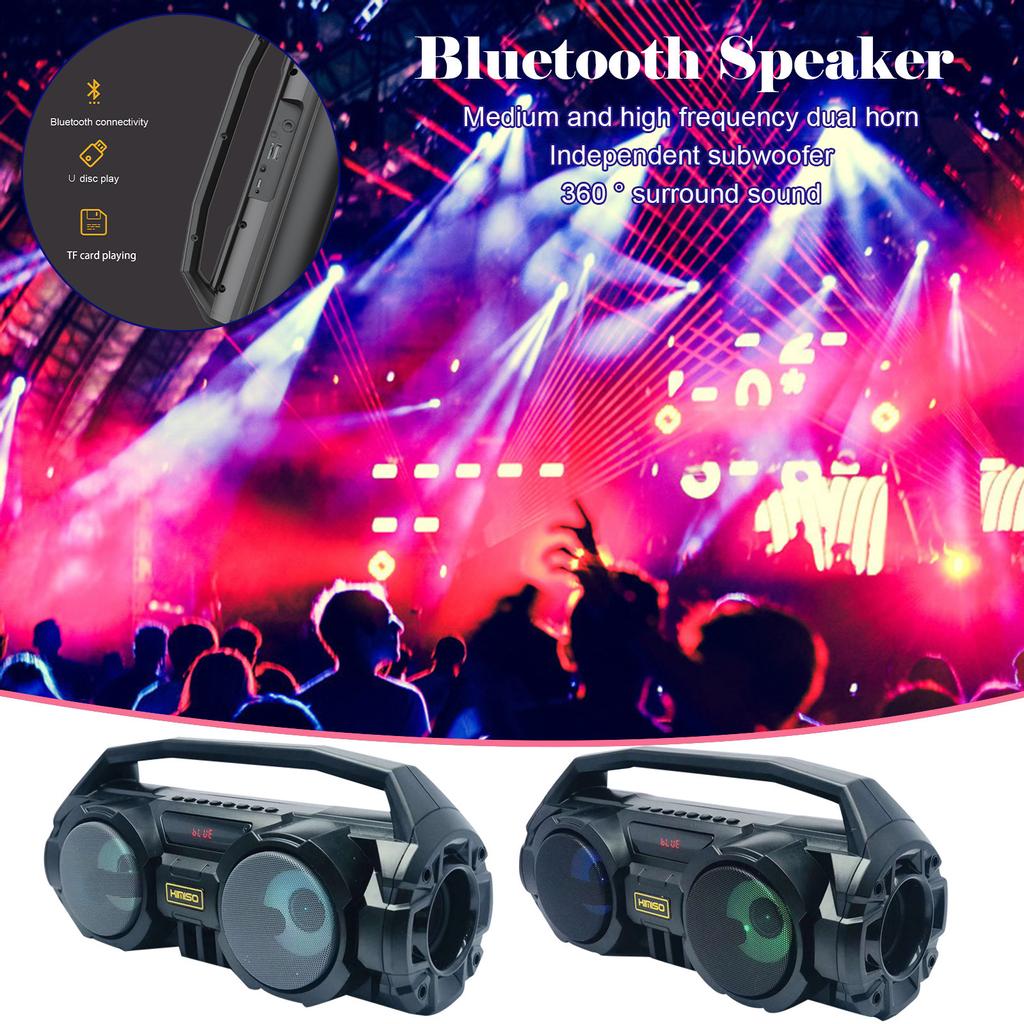 Portable Bluetooth Speaker 2021 Latest Powerful Subwoofer Surround ...