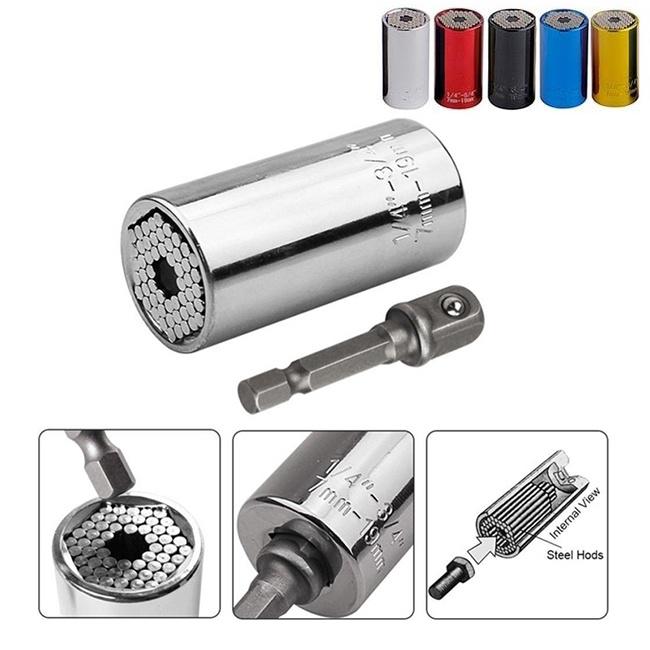 Buy Multi-functional Torque Wrench Universal Ratchet Socket 7-19mm ...