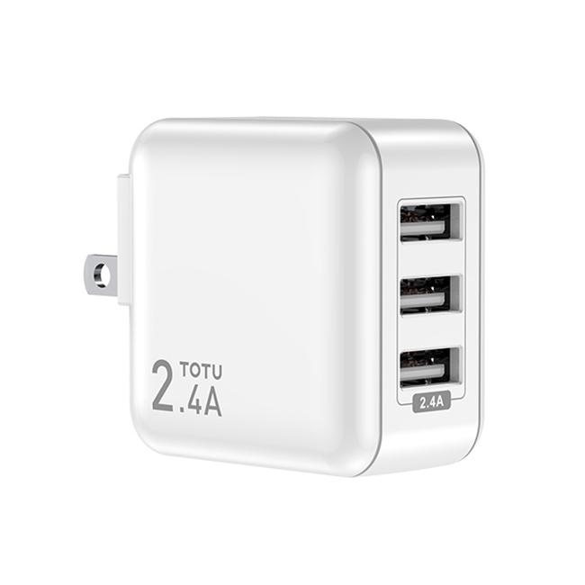 Satın alın TOTUDESIGN CACA-023 Sharp Series 2.4A Three USB Travel ...