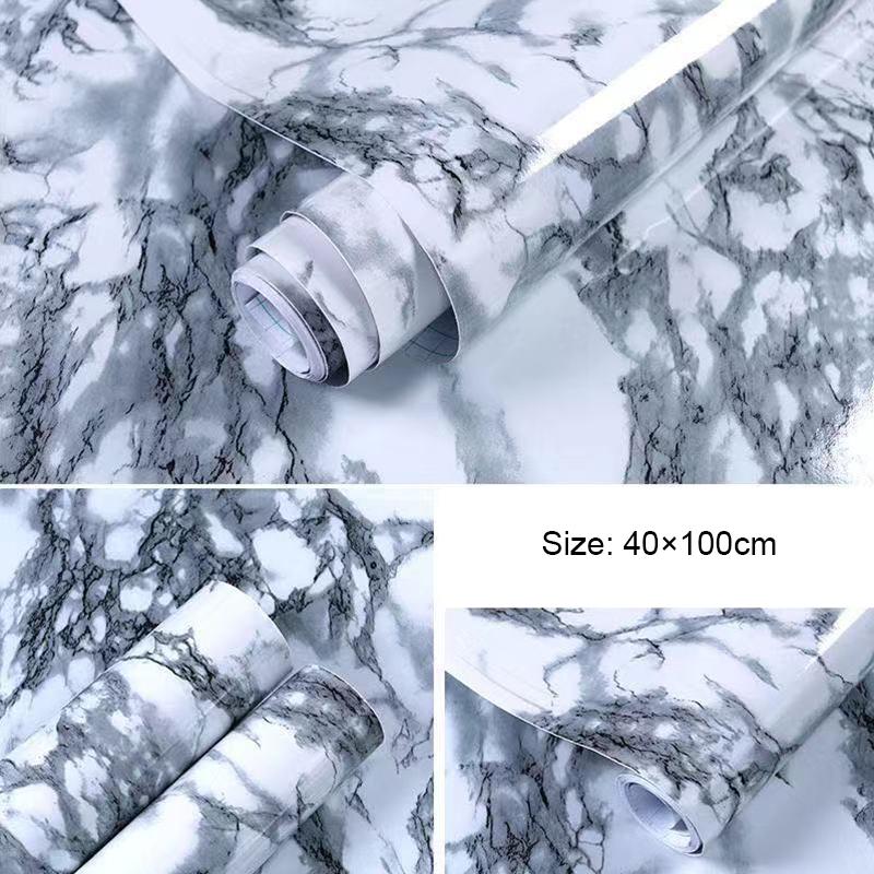 Cheap Self Adhesive Oil Resistant Wallpaper Marble Pattern Wallpaper ...
