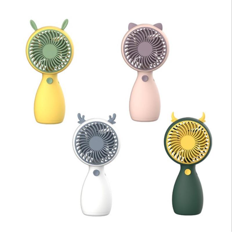 Buy Mini Fan Cartoon Rabbit Shaped Handheld Usb Charging Fan For Summer ...