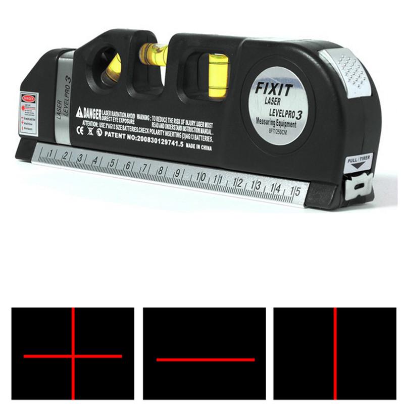 Buy Laser Level Horizon Vertical Measure Aligner Standard Metric Rulers ...