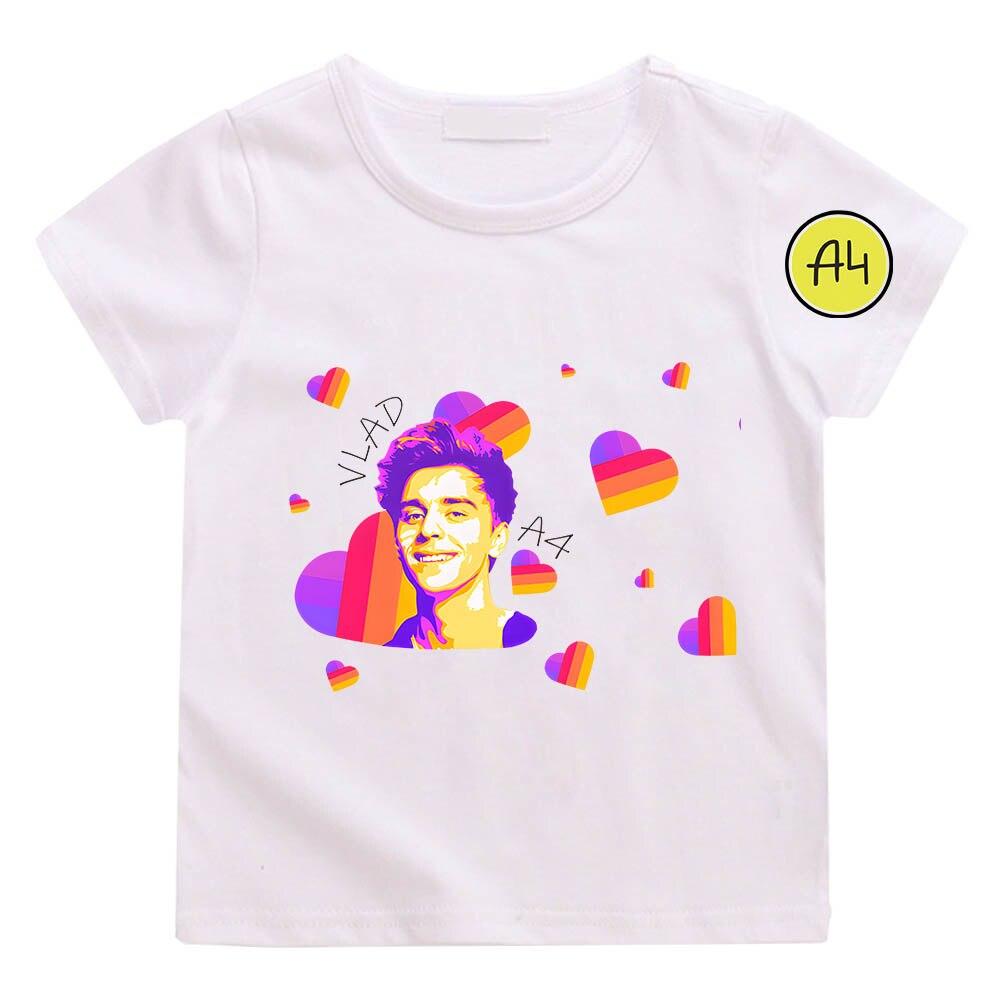 Buy Merch A4 VladA4 Cute Anime T-shirts Harajuku Casual Cartoon Tshirt ...
