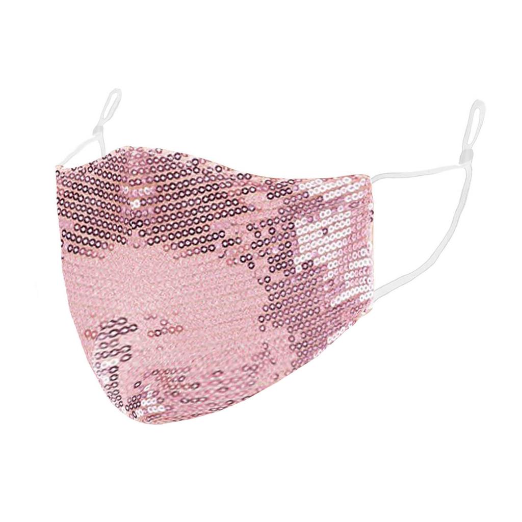 Satın alın AR 1PC Women Sequins Cotton Mask Washable Breathable Mask ...