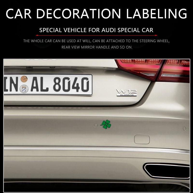Buy 2 Pieces Green Clover Day Badge FOR Alfa Romeo Four Leaf Clover ...