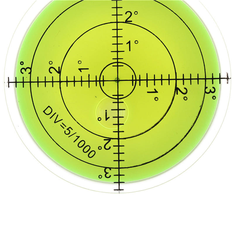 60X12Mm Precision Disc Round Circular Bubble Spirit Level Measuring ...