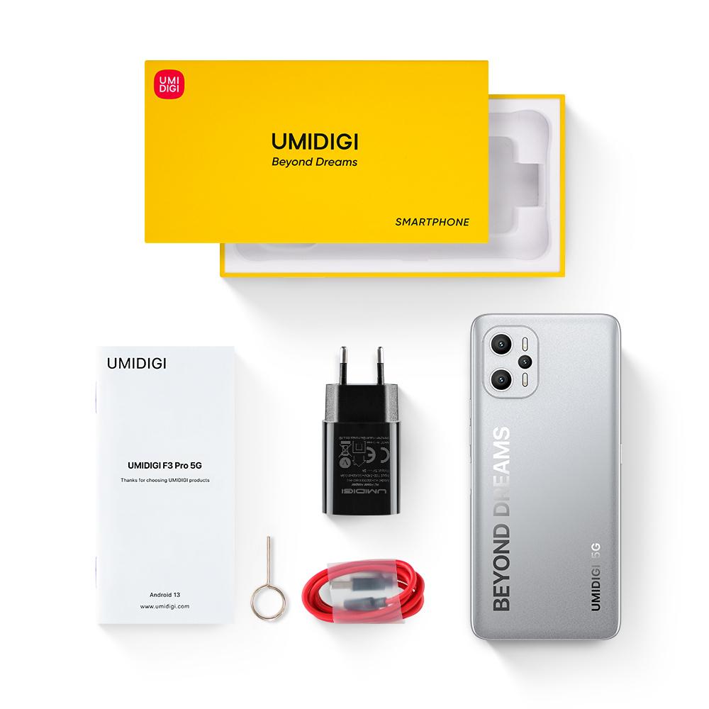 UMIDIGI Смартфон F3 PRO 5G, размер 700, Android 13, экран 6,6 дюйма, 6/ ...