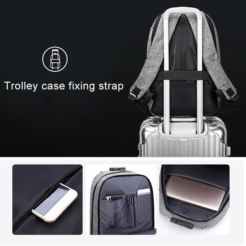 Buy Multi-functional Travel Backpack with USB Charging Port Headphone ...