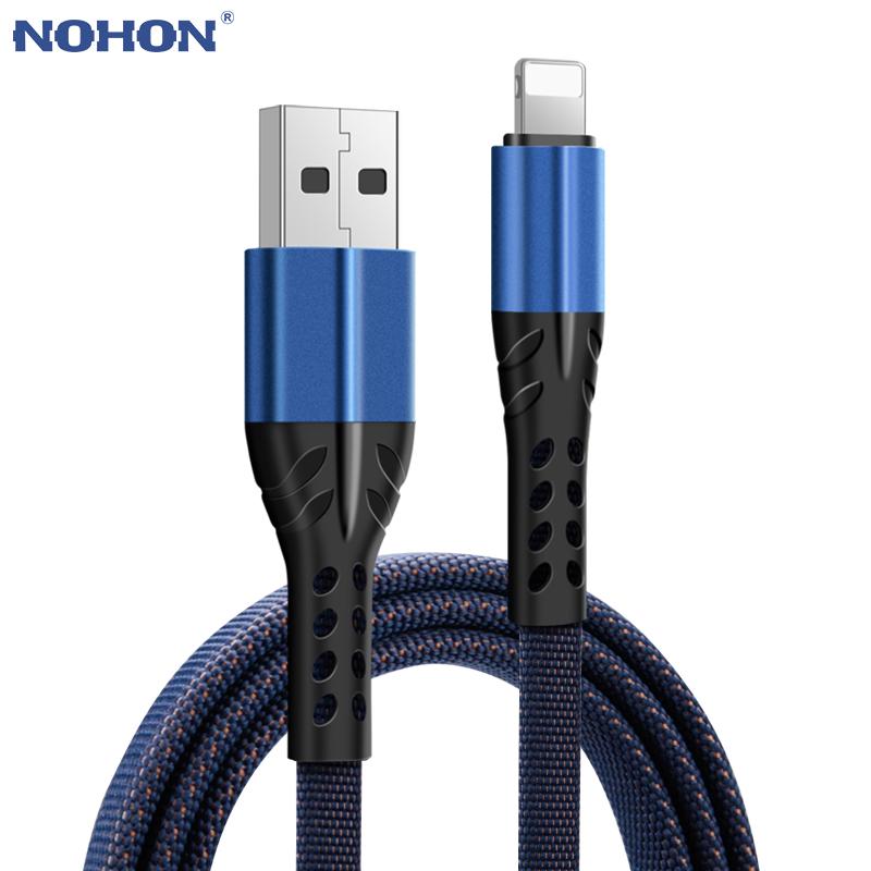Buy NOHON Fast Charging USB Cable For iPhone Xs Xr X 8 7 6 6S SE iPad ...