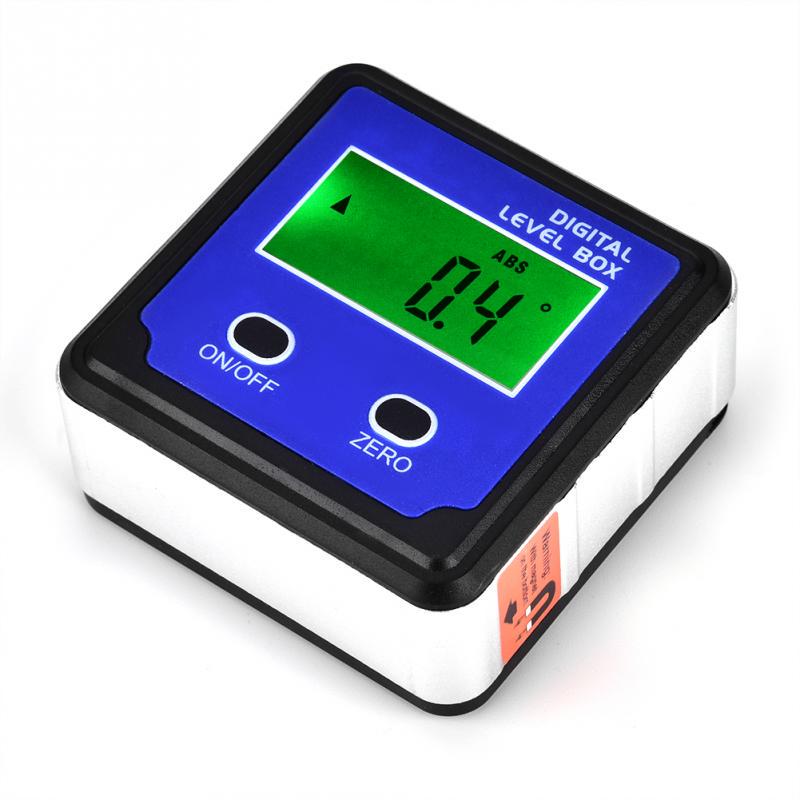 Buy Digital Inclinometer Spirit Level Box Protractor Angle Finder Gauge ...