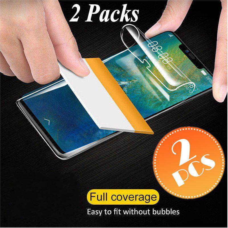2PCS Soft Full Coverage Hydrogel Film Protective Phone Screen For ...