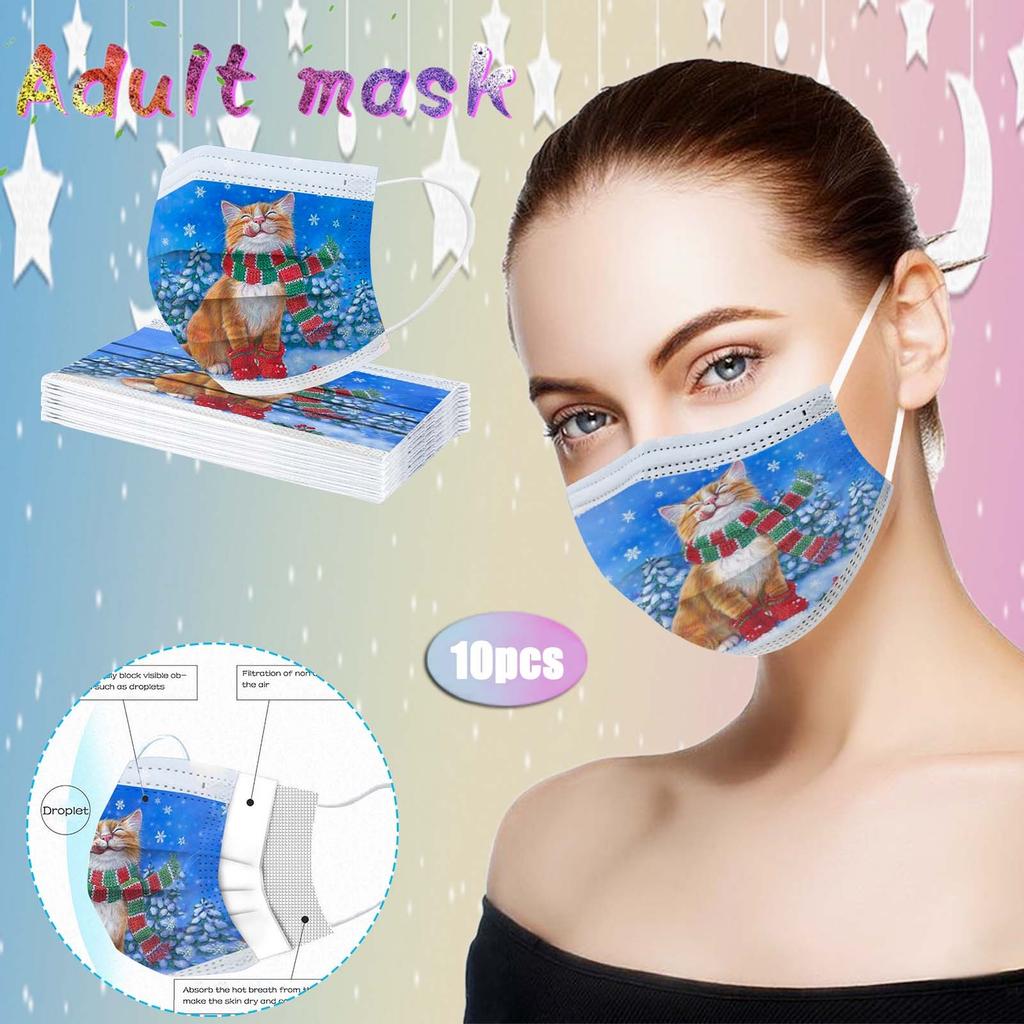 Buy Adult Cats Animal Digital Printing Three Layer Protective ...