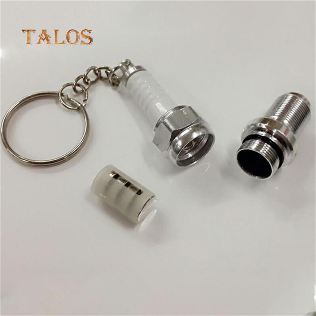 Buy 1Pc Fashion LED Key Chain Spark Plug Keychain Mini Car Parts ...