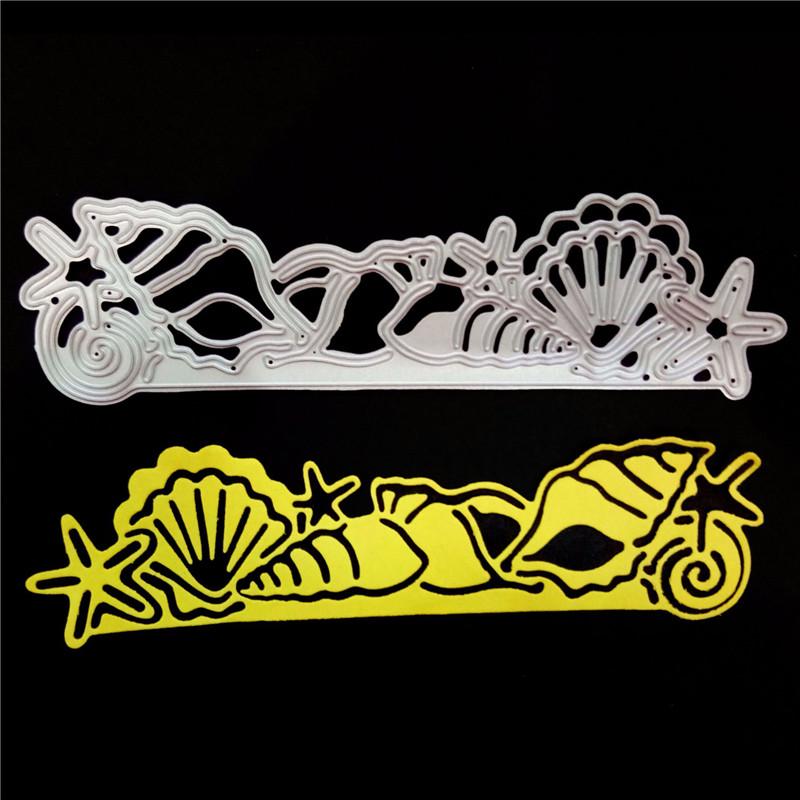 Shell Conch Lace Metal Cutting Dies Stencil For Diy Scrapbooking Album ...