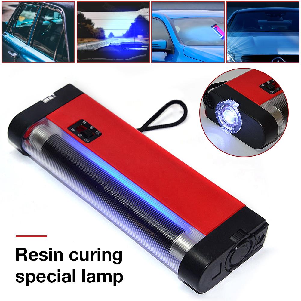Buy UV lamp curing resin glue special set tool car front windshield ...