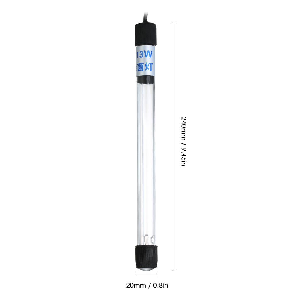 Buy 13W UV Light Sterilization Lamp Submersible Ultraviolet Sterilizer ...