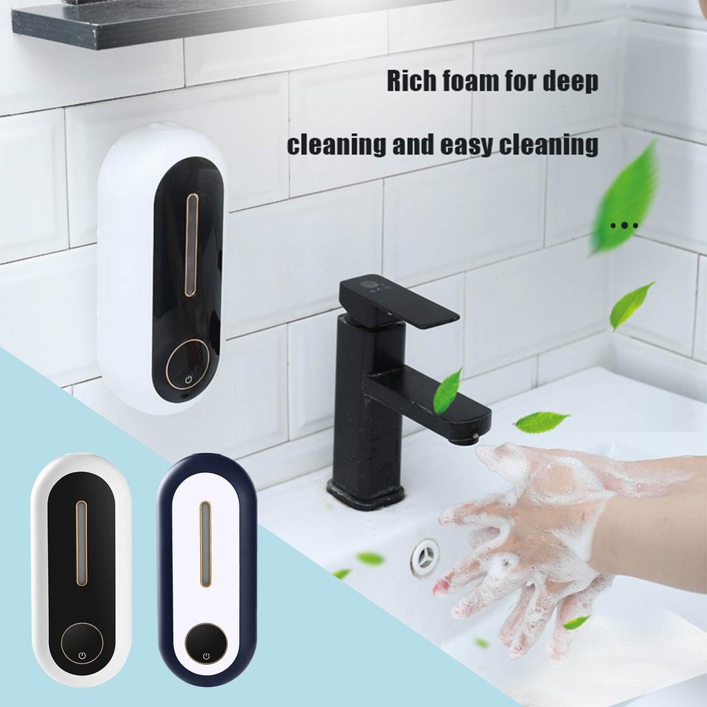 Buy Automatic Smart Sensor Soap Dispenser USB Rechargeable Wall-mounted ...