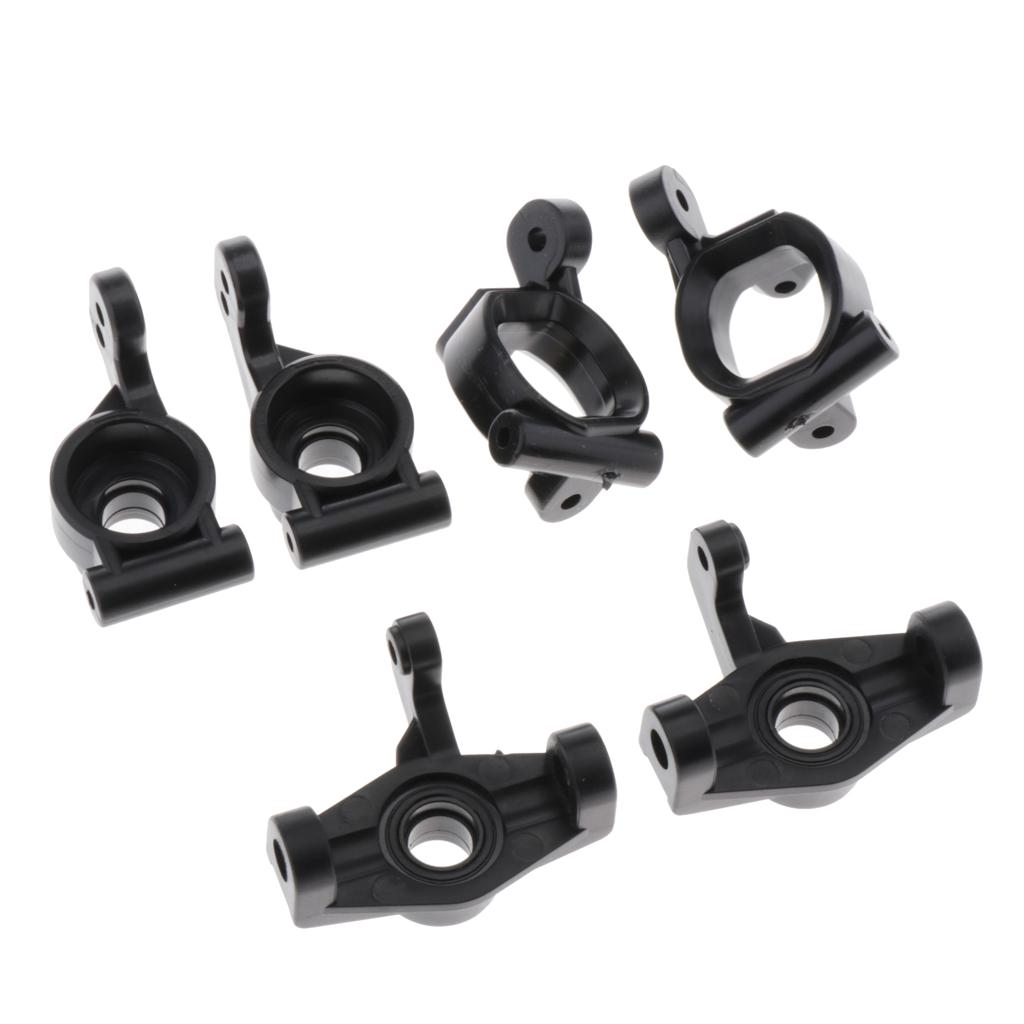 Satın alın 6pcs RC 1:14 Plastic Hub Carrier Upgrade Parts Black for ...