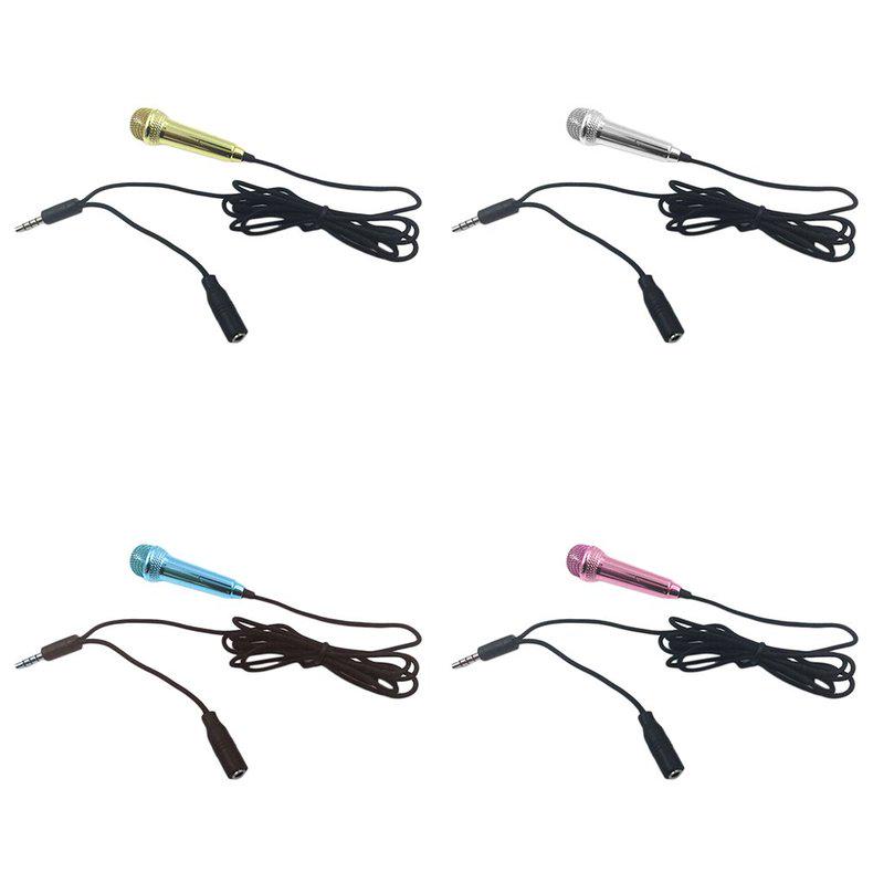 Buy Speech Singing Small 3.5mm Wired Microphone For Mobile Phone Tablet ...