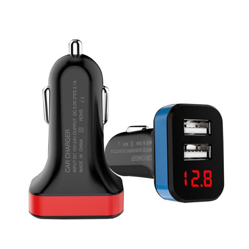 LED Display Dual USB Voltage Detection Multi-function Car Charger-buy ...