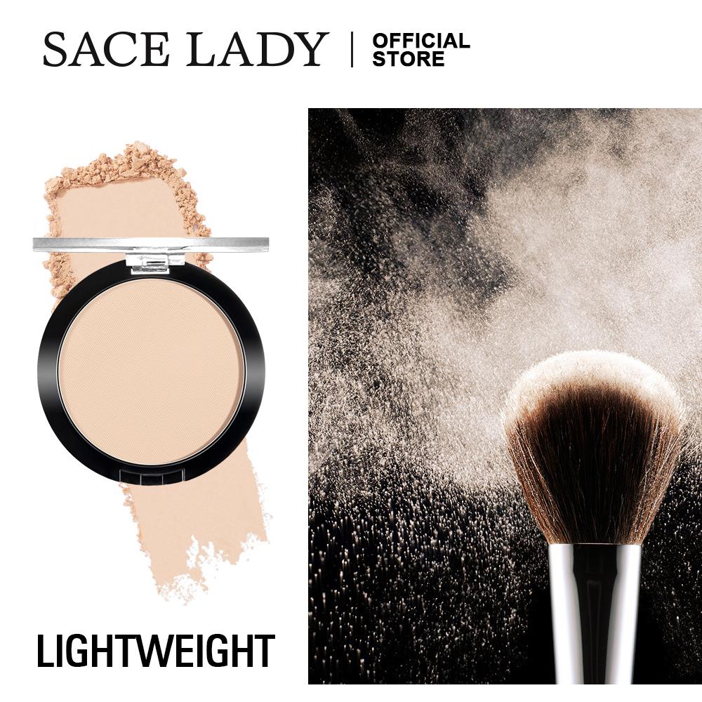 Buy SACE LADY Poreless Oil Control Pressed Powder Smooth Lightweight ...