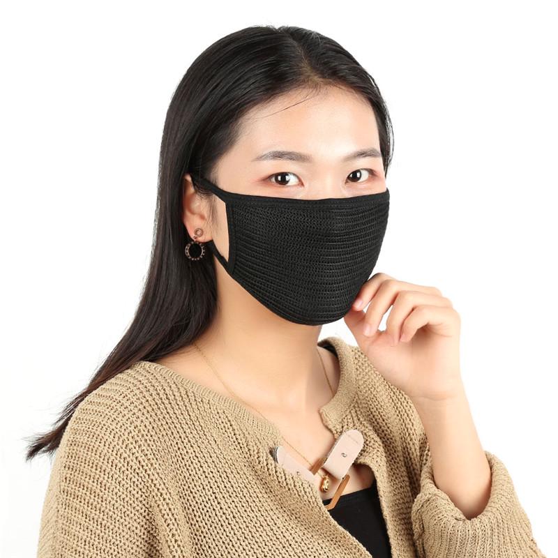 Protective Face Mask Windproof Mouth Cycling Anti Dust Cotton Yarn ...