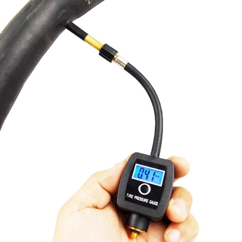 Buy Cycling High Precision Digital Tire Manometer Portable Pressure ...