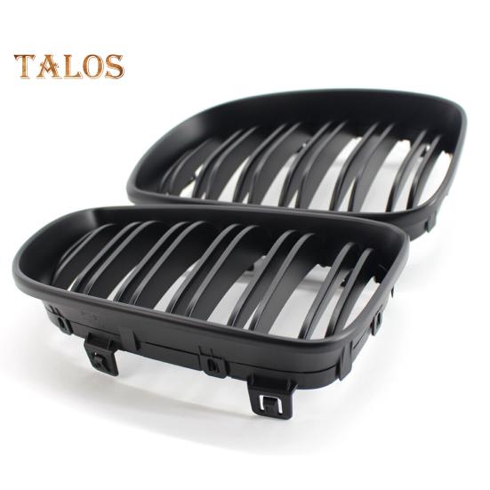 Spader 1Pair Araba Mat Siyah Ön Böbrek Izgaraları 51137166439 ...