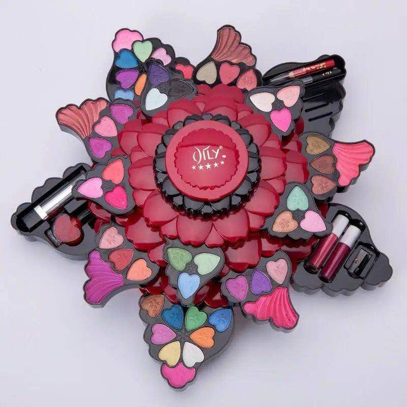 Kjøp Makeup tray full set of petals big plum blossom rotating makeup ...