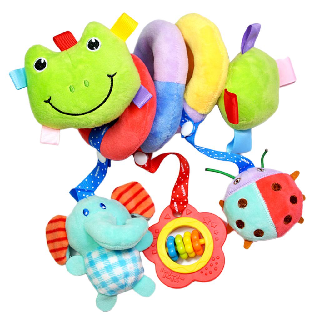 Buy Musical Soft Plush Crib Bed Stroller Baby Pram Rattle Hanging Bell ...