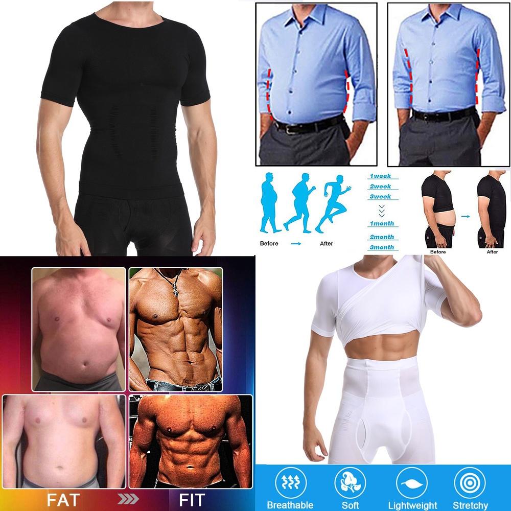 Cheap Slimming Vest for Men Gynecomastia Chest Compression Shirts Body ...