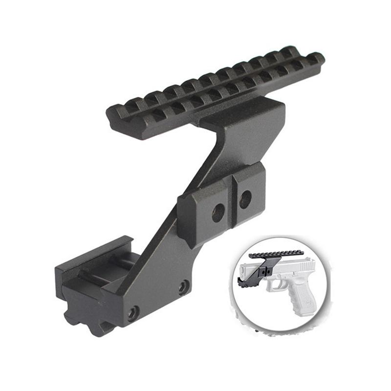 Buy Tactical Top&Bottom 20Mm Rail Pistol Scope Mount Weaver Picatinny ...