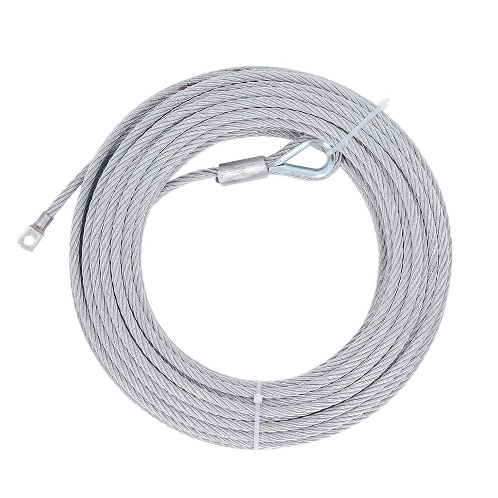 💰Kaufe 12000LBS Towing Winch Cable Stainless Steel Wire Rope 9.1mm ...