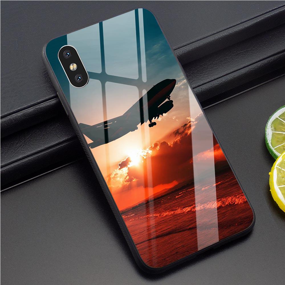Buy Aircraft Airplane Phone Cover For iPhone 6 6S 6S 7 8 Plus XS XR I11 ...