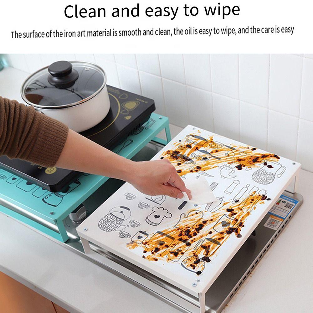 Easy To Clean Metal Desktop Organizers Multipurpose Kitchen Stand ...