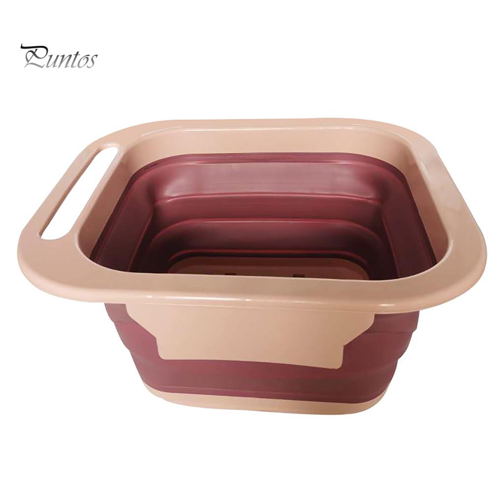 Buy Puntos Home Foldable Water Container Spa Foot Bath Soaking Tub with ...
