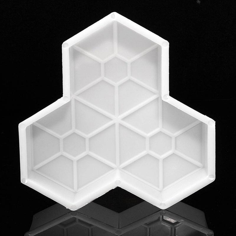 Buy 6 Style Square Garden Path Concrete Plastic Brick Mold Paving ...
