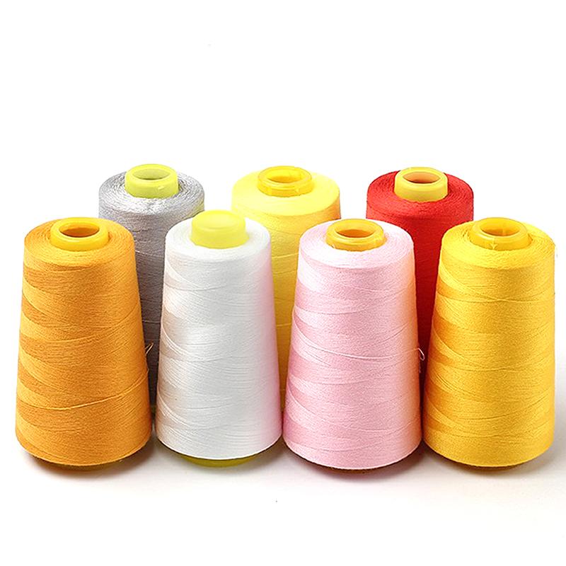 Buy 3000Yards 40S/2 Polyester Yarn Sewing Thread Roll Machine Hand ...