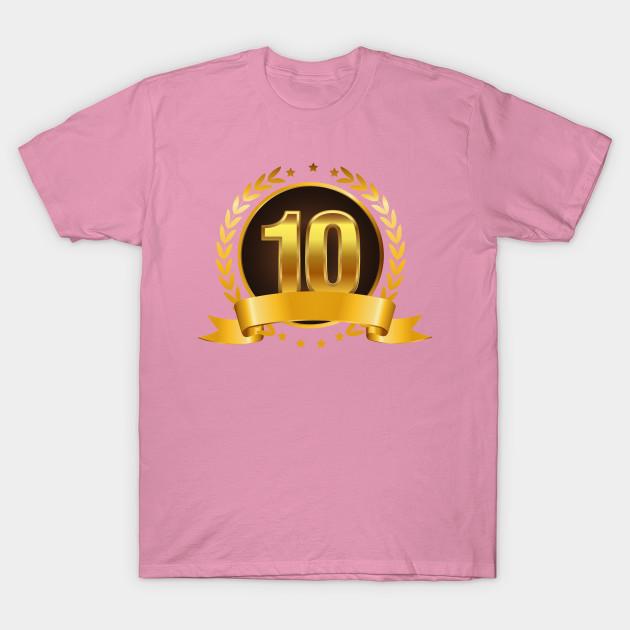 Number 10 Fashion Printed Tshirt Women Trend Style O-Neck Short Sleeve ...