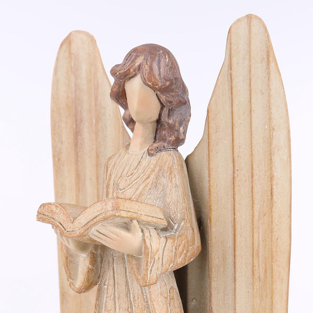 Buy Tooarts Angel Statue Angel Singing Hymns Resin Art Sculpture Home ...