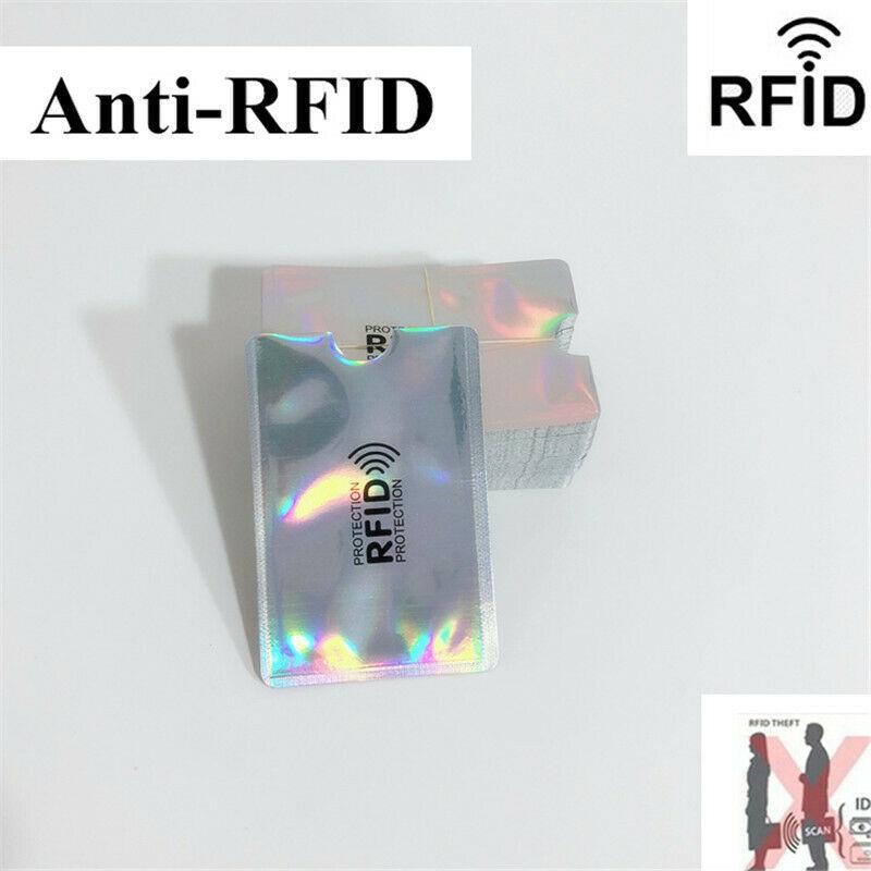 Anti Thief RFID ID Credit Card Case Wallet Blocking Reader Bank Card ...