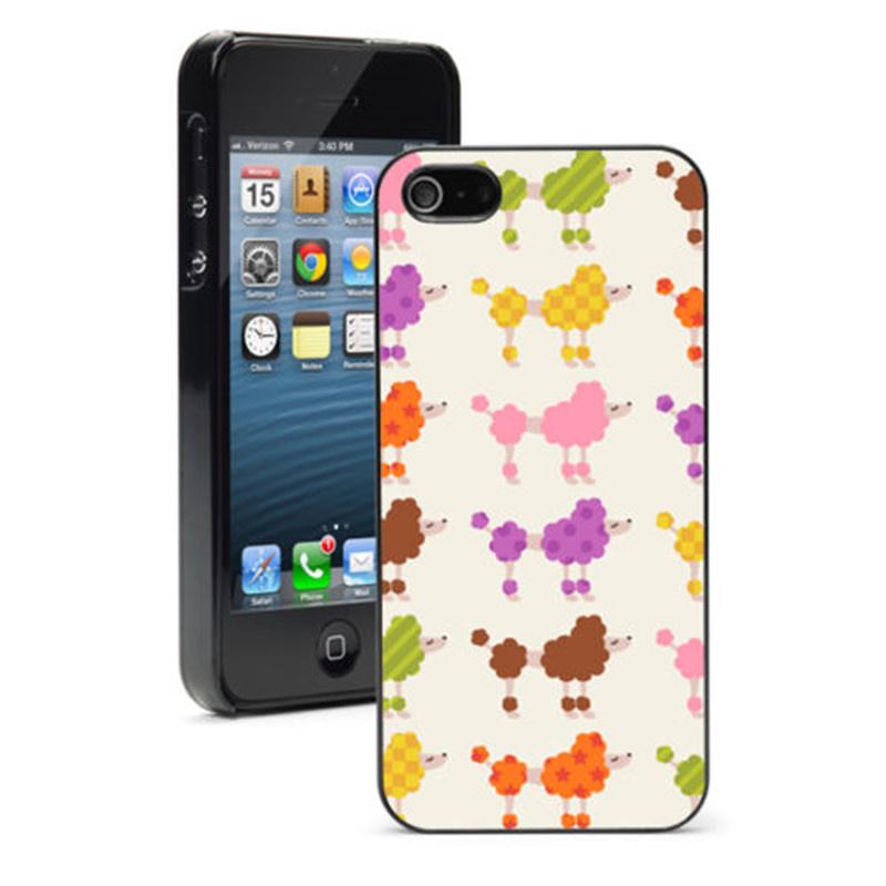 Buy Colorful Poodle Dogs iPhone 4 5 6 7s Plus Case Samsung Galaxy S4 S5 ...