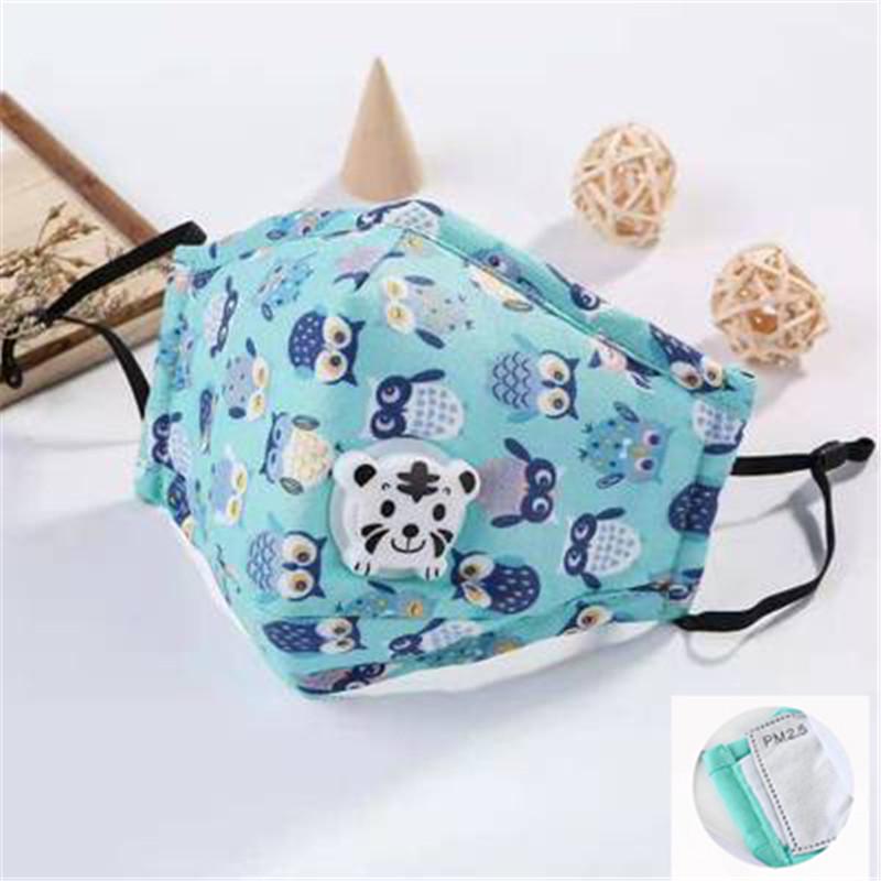 Buy PM2.5 Children Mouth Mask with 2 Filter Papers Cartoon Panda Mask ...